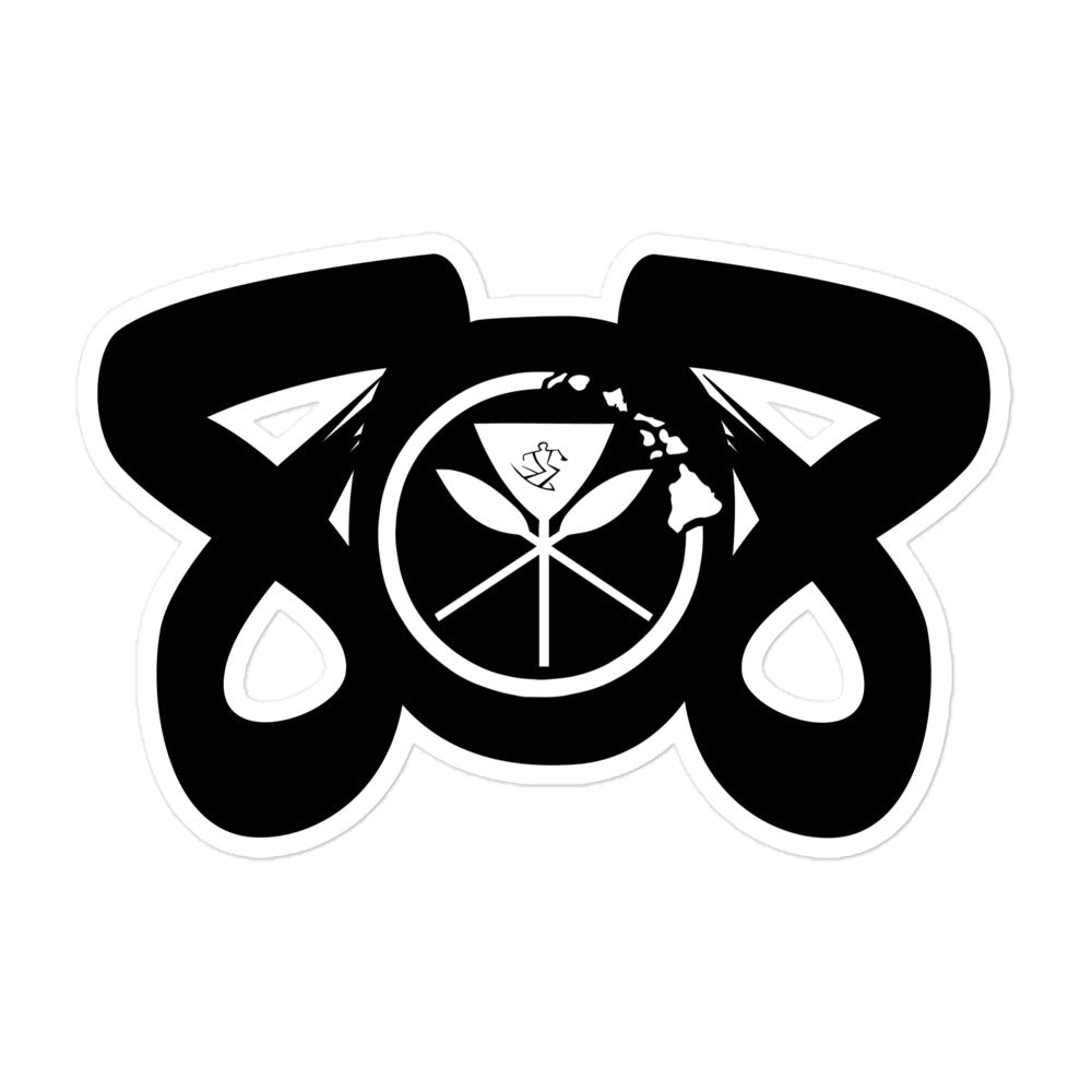 Kahuna Creations Hawaii 808 Sticker