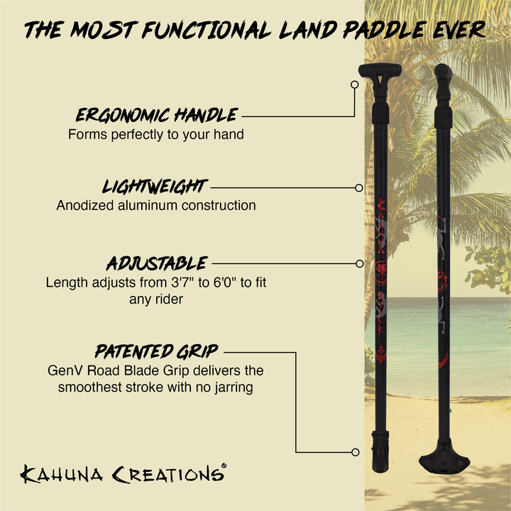 Kahuna Creations Adjustable Land Paddles For Longboard Skateboard