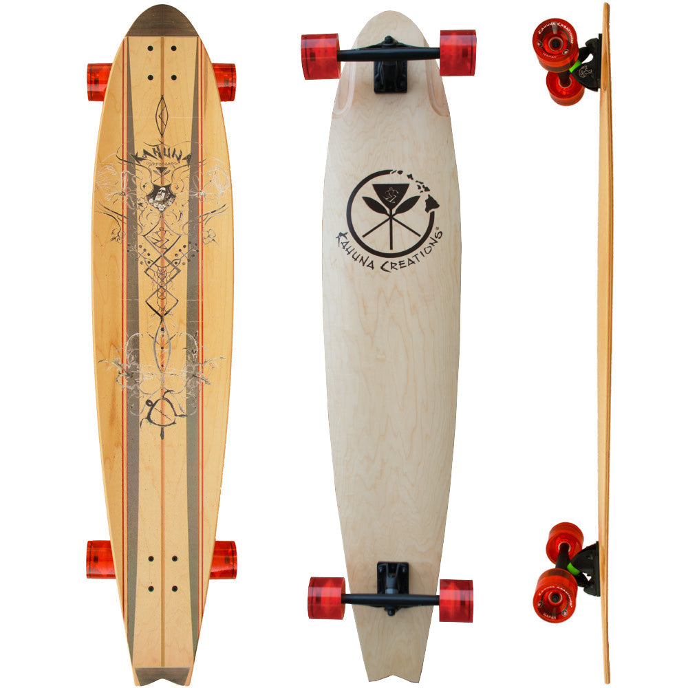 Kahuna Creations DECK ONLY Pohaku Surf Rider 48"-2nd Longboard Skateboard